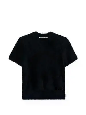 Alexander Wang Textured Chenille Crewneck Pullover