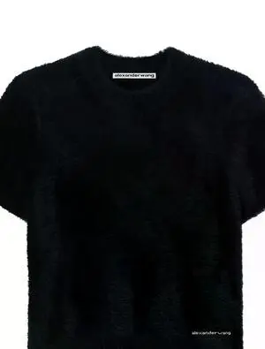 Alexander Wang Textured Chenille Crewneck Pullover
