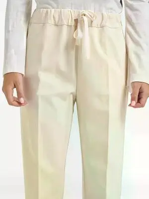 SEMICOUTURE Drawstring-waist Tapered Trousers