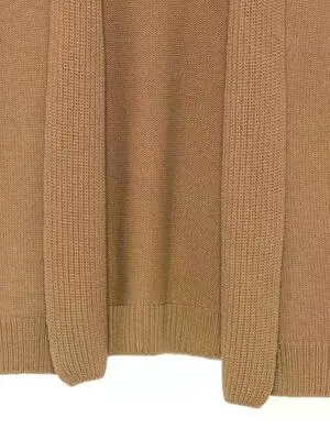 LE TRICOT PERUGIA Ribbed-knit Open-front Cardigan