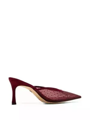 Sam Edelman Margeaux Polka-dot Mesh Mules