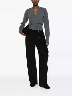 Extreme Cashmere Wrap Cardigan - Grey