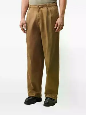 C.P. COMPANY Cotton Gabardine Boxy Pleats Pants