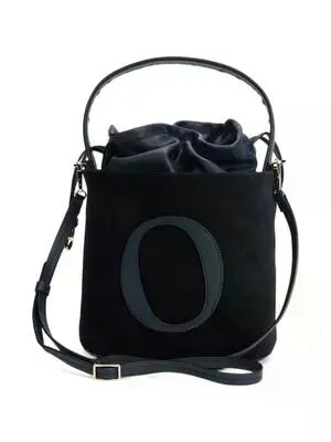 Orciani Her-o Logo-patch Suede Bucket Bag
