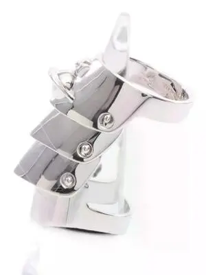 VIVIENNE WESTWOOD Armour Engraved-logo Ring