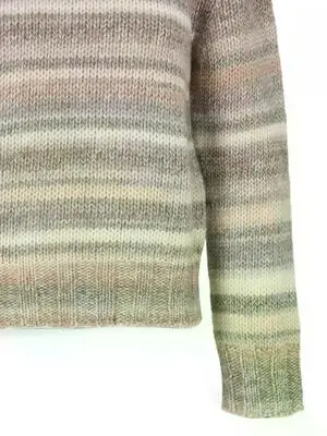 KANGRA Striped Turtleneck Sweater