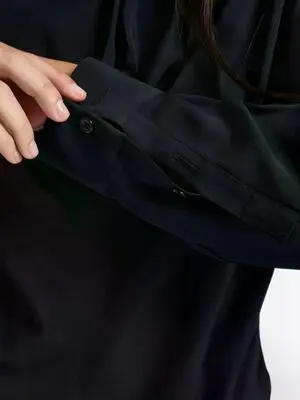 SEMICOUTURE Draped-detail Long-sleeve Shirt
