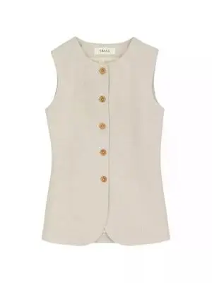 SKALL STUDIO Clementine Tailored Waistcoat - Neutrals