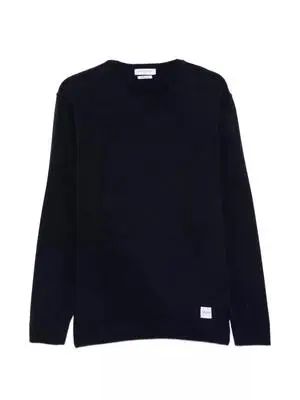 DANIELE FIESOLI Crew-neck Logo-patch Sweater