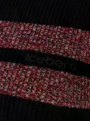 Iceberg Striped Ribbed-knit Sweater