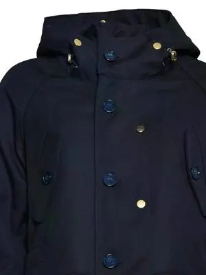 EQUIPE '70 Raglan-sleeve Hooded Parka Coat