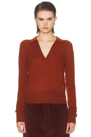 Eterne Vance Cashmere Sweater In Red