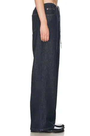 Still Here Cool Wide Leg In Blue