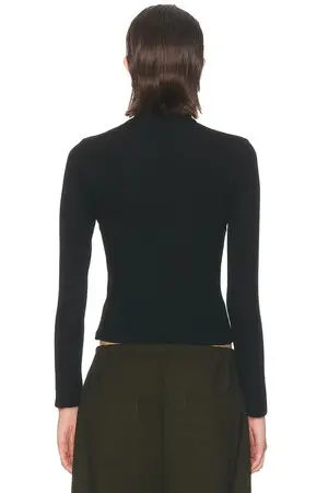 LESET Lauren Long Sleeve Turtleneck Top
