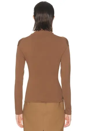 Cult Gaia Callie Top In Brown