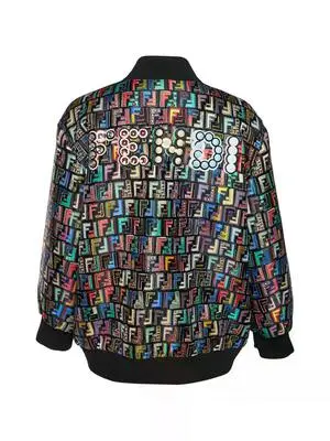 Fendi Fun Fair Ff-jacquard Bomber Jacket