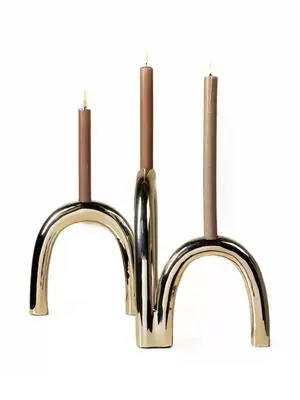 CU I SEEYOU Curved Sculptural Candle Holder
