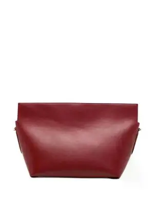 THEMOIRE Logo-debossed Shoulder Bag - Red