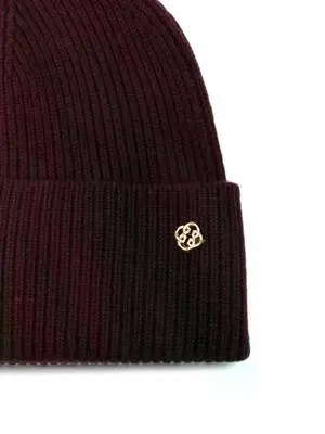 Gant Ribbed Wool Beanie Hat