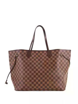 LOUIS VUITTON Neverfull Damier Gm Tote Bag - Brown