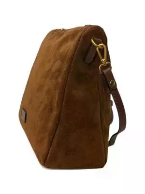 GIANNI CHIARINI Nora Suede Shoulder Bag - Brown