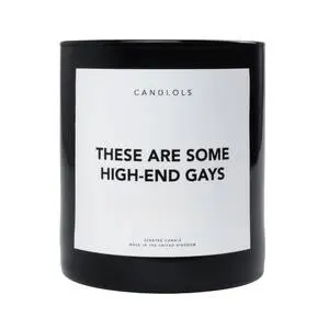 CANDLOLS These Are Some High-end Gays, Luxury Scented Candle - Black