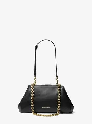 Michael Kors Goldie Small Leather Convertible Clutch In By