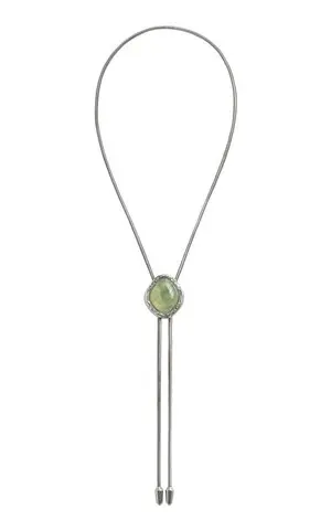 BOLOLA The Lola In With Prehnite - Silver