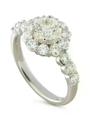 LB EXCLUSIVE Embellished Diamond Halo Ring