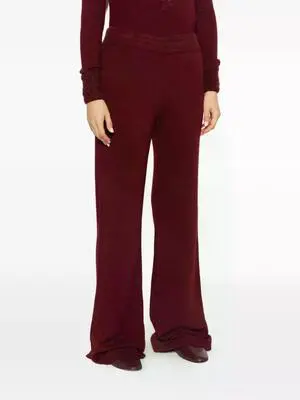 Ermanno Scervino Fine-knit Flared Trousers
