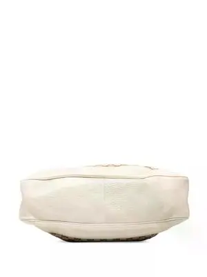 Gucci 2000-2015 Gg Canvas Bamboo Diana Satchel