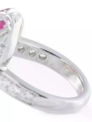 LB EXCLUSIVE Embellished Ruby And Diamond Ring