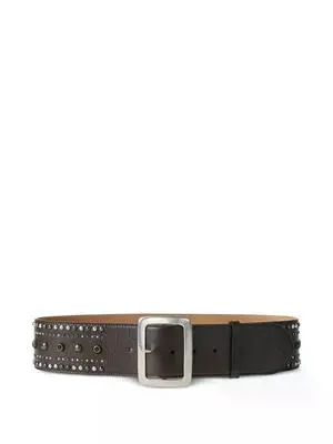 Polo Ralph Lauren Stud-embellished Leather Belt - Brown