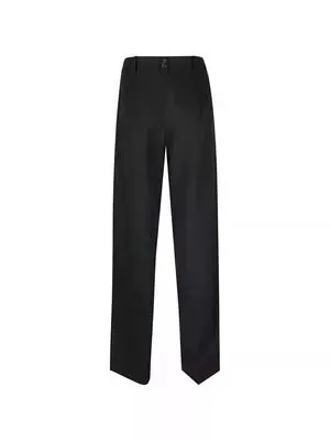 Patrizia Pepe Pleated Wide-leg Trousers