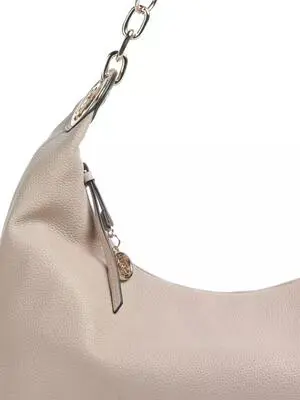 Liu Jo Grained-effect Chain-link Shoulder Bag - Neutrals