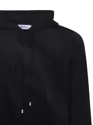 GALIANO Drawstring Virgin-wool Hoodie