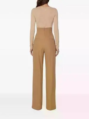 Elisabetta Franchi Bustier-style Gabardine Trousers