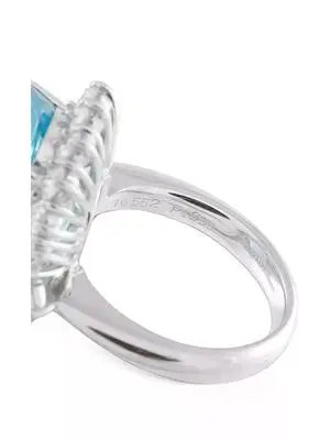 LB EXCLUSIVE Aquamarine Diamond Ring