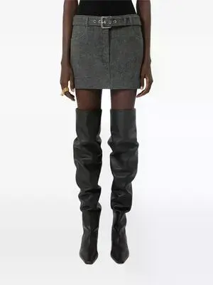 Sportmax Belted-waist Mini Skirt