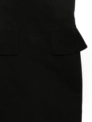 Givenchy 2010s Peplum Sleeveless Midi Dress