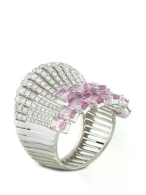LB EXCLUSIVE Pink Sapphire And Diamond Ring