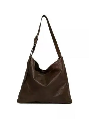 SOMMET Lidia Leather Shoulder Bag - Brown