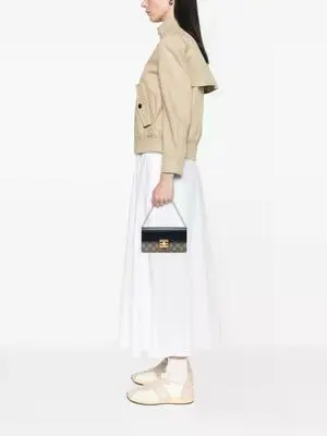 Gucci 2000-2015 Gg Supreme Padlock Wallet On Chain Shoulder Bag