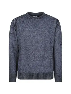 C.P. COMPANY Wool Blend Crewneck Sweater - Multicolor