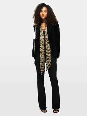 Zadig&Voltaire Silky Leo Scarf