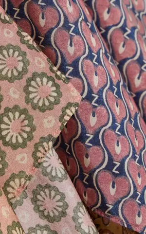 Zimmermann Fairlight Scarf-detailed Silk Midi Dress