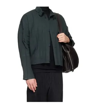 Issey Miyake Homme Plissé Edge Ensemble Jacket
