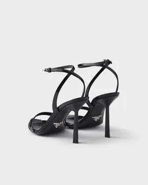 Prada Brushed Leather Sandals