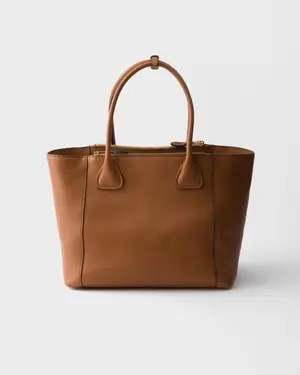 Prada Large Leather Tote Bag