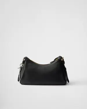 Prada Aimee Medium Leather Shoulder Bag